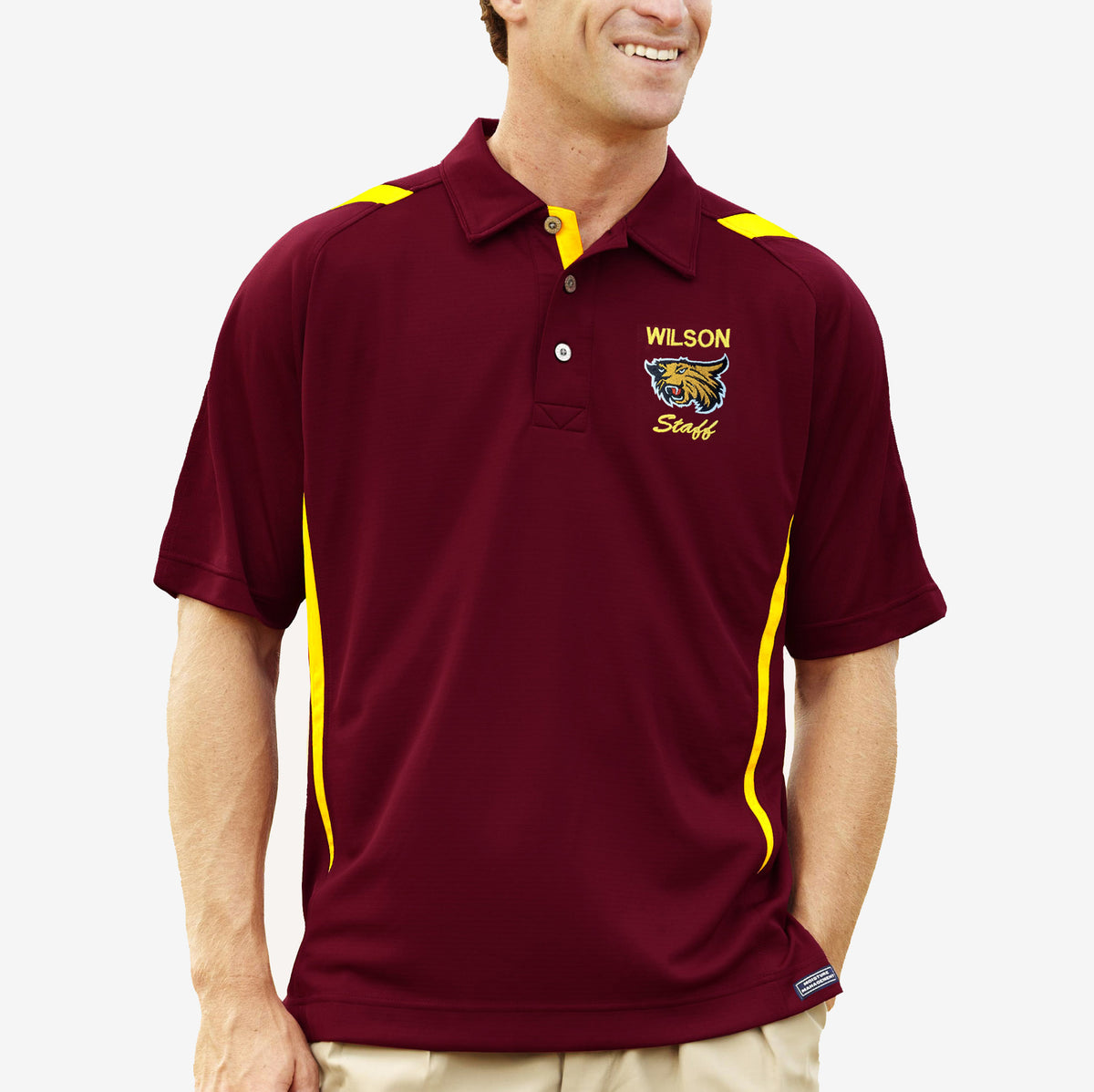 Men's Maroon Polo – SPARKPRINTZ